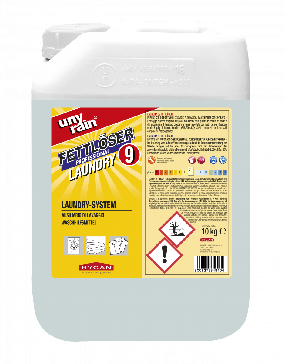 LAUNDRY NR. 9 - DEGREASER | Hager